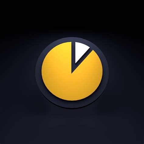 Premium Photo Round Bar Chart 3d Render Illustration