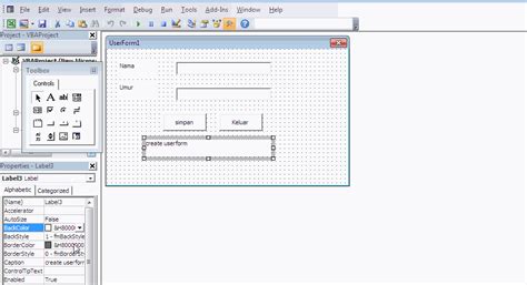 Tutorial Excel Vba Membuat Form Entry Data Sederhana Berikut Contoh
