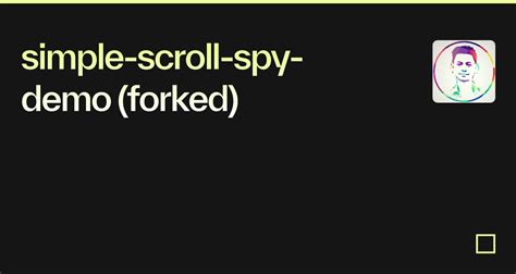 Angular Simple Scroll Spy Examples Codesandbox