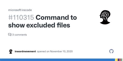 Command To Show Excluded Files Issue Microsoft Vscode GitHub