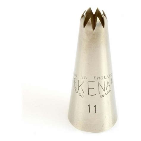 Bekenal 11 Piping Nozzle Icing Tube Tip Medium 8 Point Closed Star