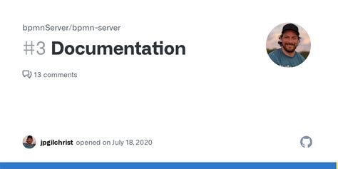 Documentation Issue BpmnServer Bpmn Server GitHub