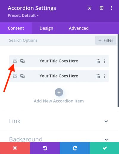 Divi Accordion Module How To Add An Icon Before Each Item Title Website Learnings