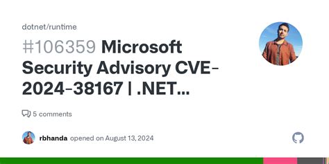 Microsoft Security Advisory Cve 2024 38167 Net Information
