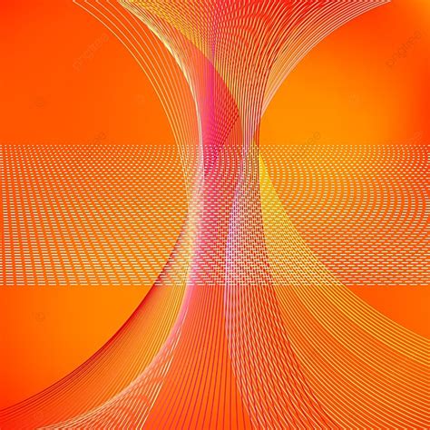 Abstract Vector Background With Orange Blended Lines Curl Smooth Card Background Image And