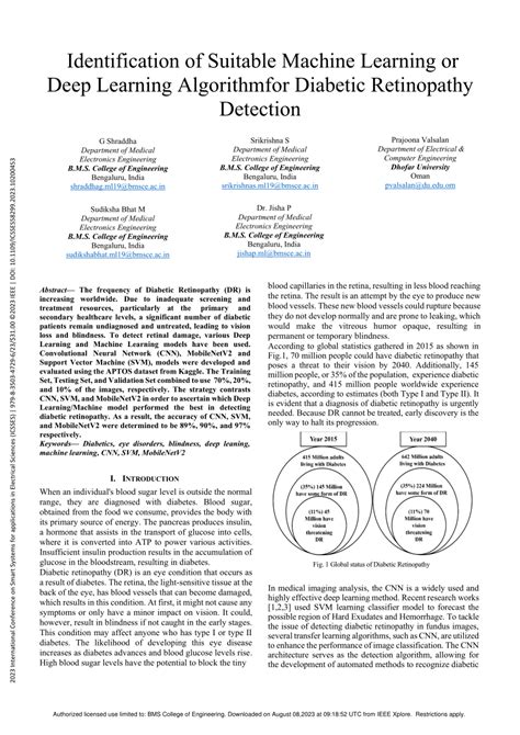 Pdf Identification Of Suitable Machine Learning Or Deep Learning