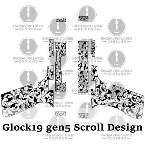 This Engraving Laser Glock 19 Gen 5 Scroll Design Inspire Uplift
