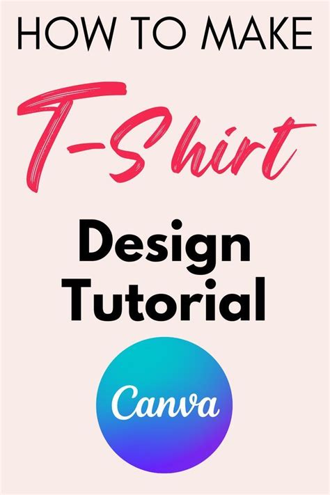 How To Make Creative T Shirt Design Tutorial With Canva Easy Step By