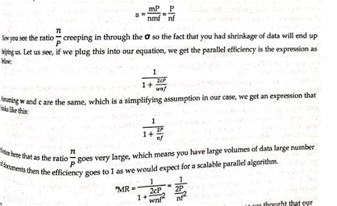 explain parallel efficiency of mapreduce