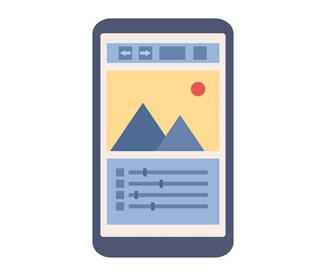 Photo Editing Smartphone App Icon Mobile Photographer Content Maker Social Media Post Creator