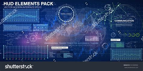 Set Graphs Charts Statistic Data Information Stock Vector Royalty Free 551040502 Shutterstock