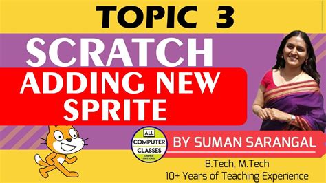 Adding A New Sprite Part 3 Learn To Code Scratch All Computer Classes Youtube