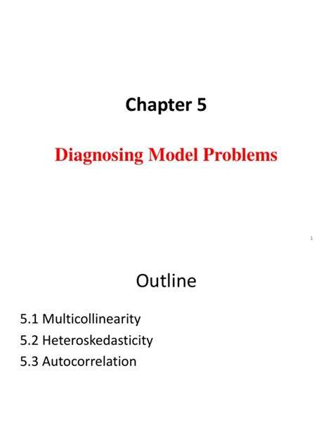 Chapter 5 Pdf Multicollinearity Heteroscedasticity