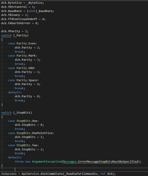 C Serial Port Access Windows