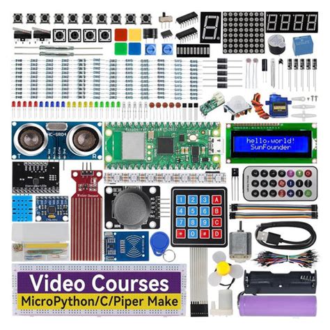 Sunfounder Kepler Kit Ultimate Starter Kit For Raspberry Pi Pico W Elektor