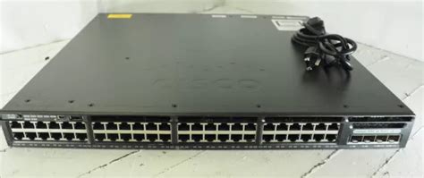 Cisco Ws C3650 48pd L V03 48 Port Poe 2 Port 10g Sfp Lan Base Switch 3650 £166 19 Picclick Uk