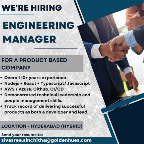 Sinchitha V On Linkedin Hiring Engineeringmanager Nodejs Nodejsfullstack Hyderabadjobs