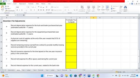 Solved 龱 Spring ACCT Project Microsoft Chegg com