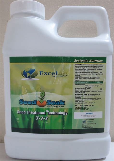 Seed Soak Seed Treatment 1 Lt Apsol