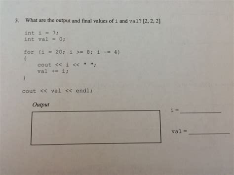 Solved 2 What Are The Values Of Count And Num After The