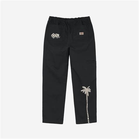 스투시 노마 아이콘 비치 팬츠 워시드 블랙 Stussy Kream