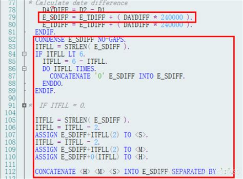 sap abap 有关于两个日期时间之间时间差的改进算法 abap 计算时间差 csdn博客