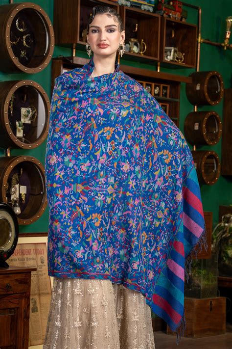 Tree Of Life Paper Mache Pashmina Shawl Kashmiri Shawls