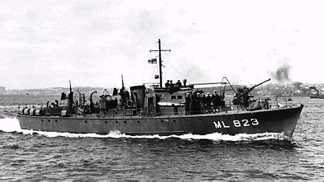 Hmas Motor Launch 823 Fairmile Typical Patrol Craft 1943 45 Spc 0004