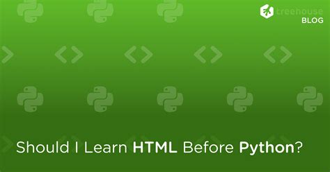 Do I Need To Learn HTML Before Learning Python Datatas