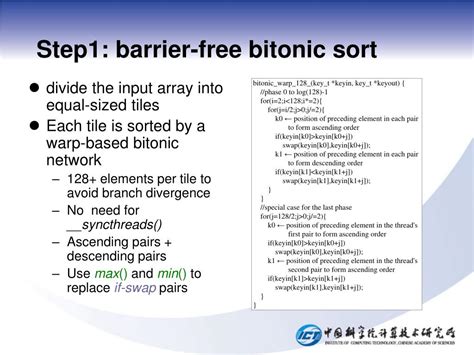 Ppt High Performance Comparison Based Sorting Algorithm On Many Core