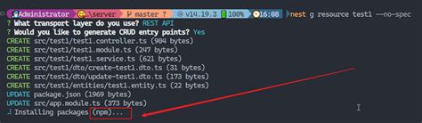 when using nest g resource npm is used by default · issue 10890 · nestjs nest · github