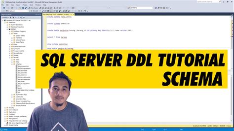 Sql Server Ddl Tutorials 2 Schema Youtube