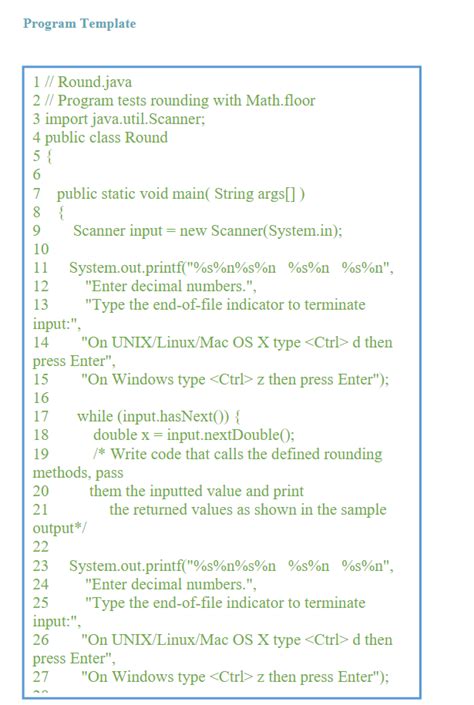 Solved Problem 1 Rounding Numbers The Method Math Floor Chegg