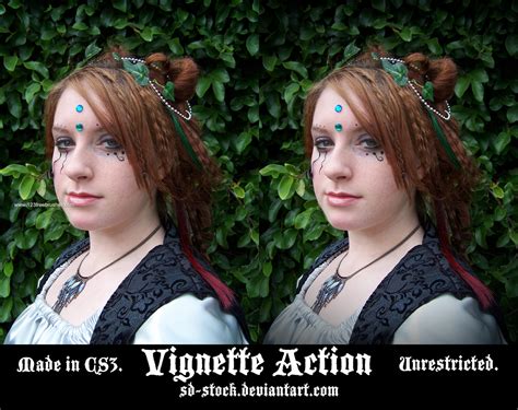 Vignette Effect Photoshop Action 123freebrushes