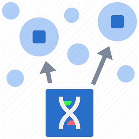 Gene Therapy Treatment Target Cells Stimulate Genomics Icon