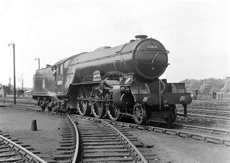 The Transport Library Br British Railways Steam Locomotive Class V2 60809 At York In Undated