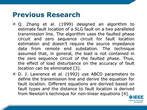 Effective Two Terminal Single Line To Ground Fault Location Algorithm Ppt