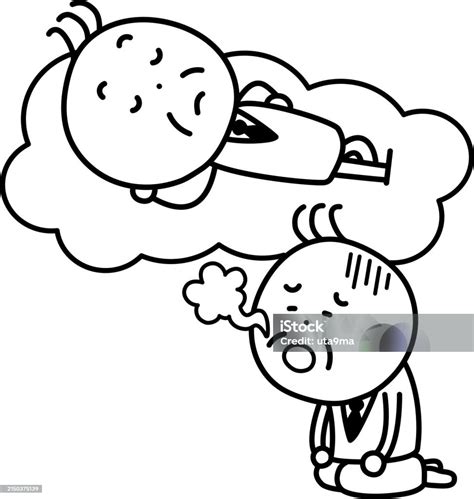 구름 위에 누워있는 남자와 에너지없이 한숨을 쉬는 남자의 그림 일러스트 소재 가공의 인물에 대한 스톡 벡터 아트 및 기타 이미지 구름 위에 누워있는 남자와 에너지없이 한숨을 쉬는 남자의 그림 일러스트 소재 가공의 인물에 대한 스톡 벡터 아트 및 기타 이미지