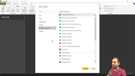 13 Connecting Power Bi Desktop To Our Data Sources Power Bi Tutorial