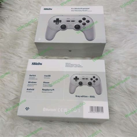 Jual 8bitdo Pro 2 Bluetooth Gamepad Pc Mobile Switch Gray Edition