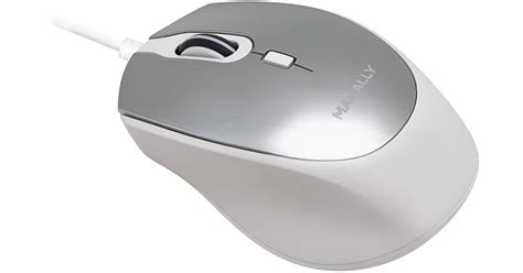 macally usb c wired mouse with scroll aluminum ucrocketa bandh