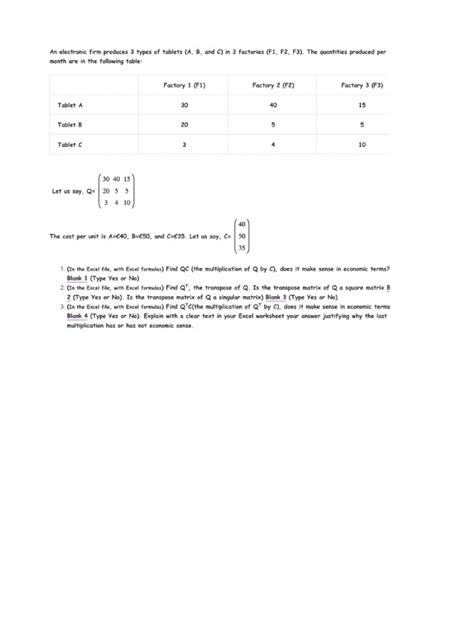 Final Exam Practice Pdf Matrix Mathematics Determinant