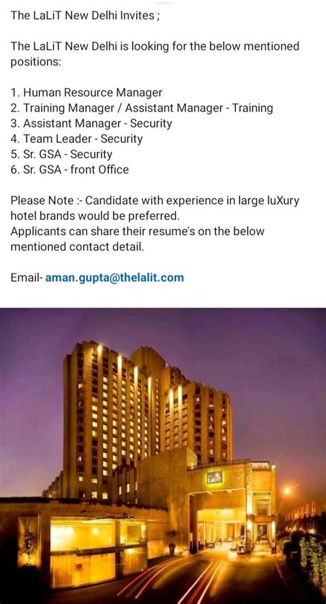 Ajeet Patel On Linkedin Thelalit Newdelhi Hiring