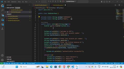 Aravind Undefined On Linkedin Codsoft Java Atminterface