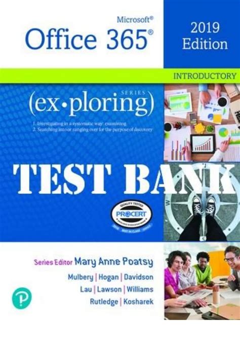 Exploring Microsoft Office 2019 Introductory 1st Edition By Poatsy Test Bank Exploring