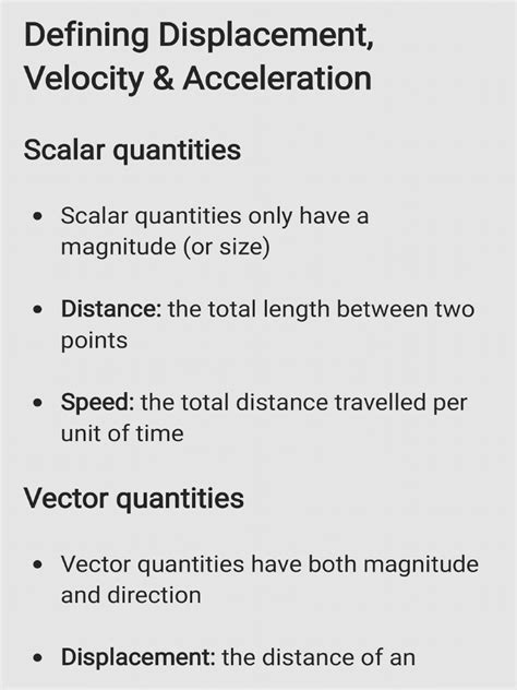 Kinematics Notes Pdf