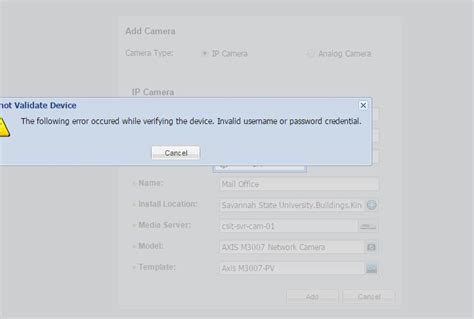 Solved Cisco VSOM With AXIS M3007 Cisco Community
