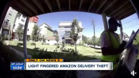 Amazon Delivery Driver Caught Stealing Package