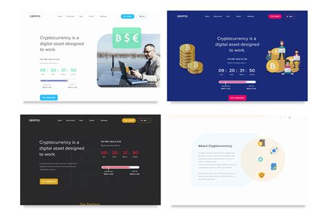 Crypto Digital Currency Template On Behance