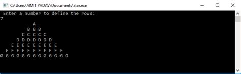 Pyramid Patterns In C Tpoint Tech